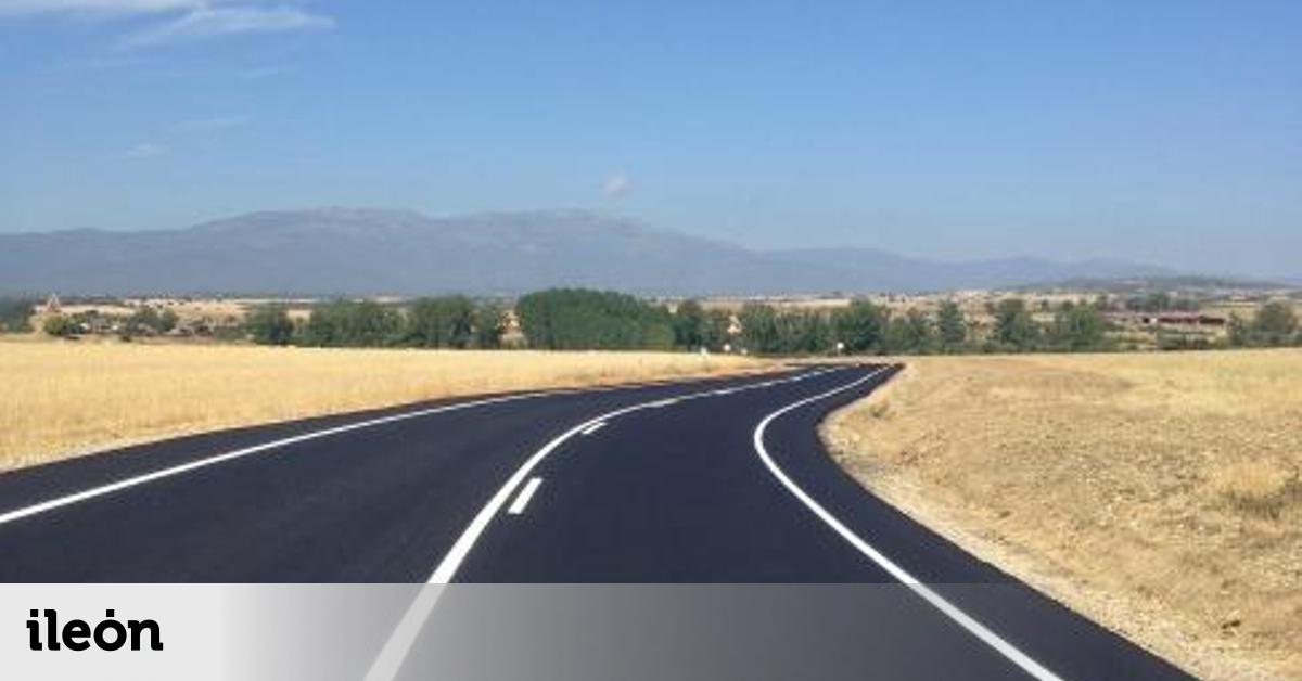 Finalizan las obras de ensanche y mejora de la carretera entre Valdespino y Luyego