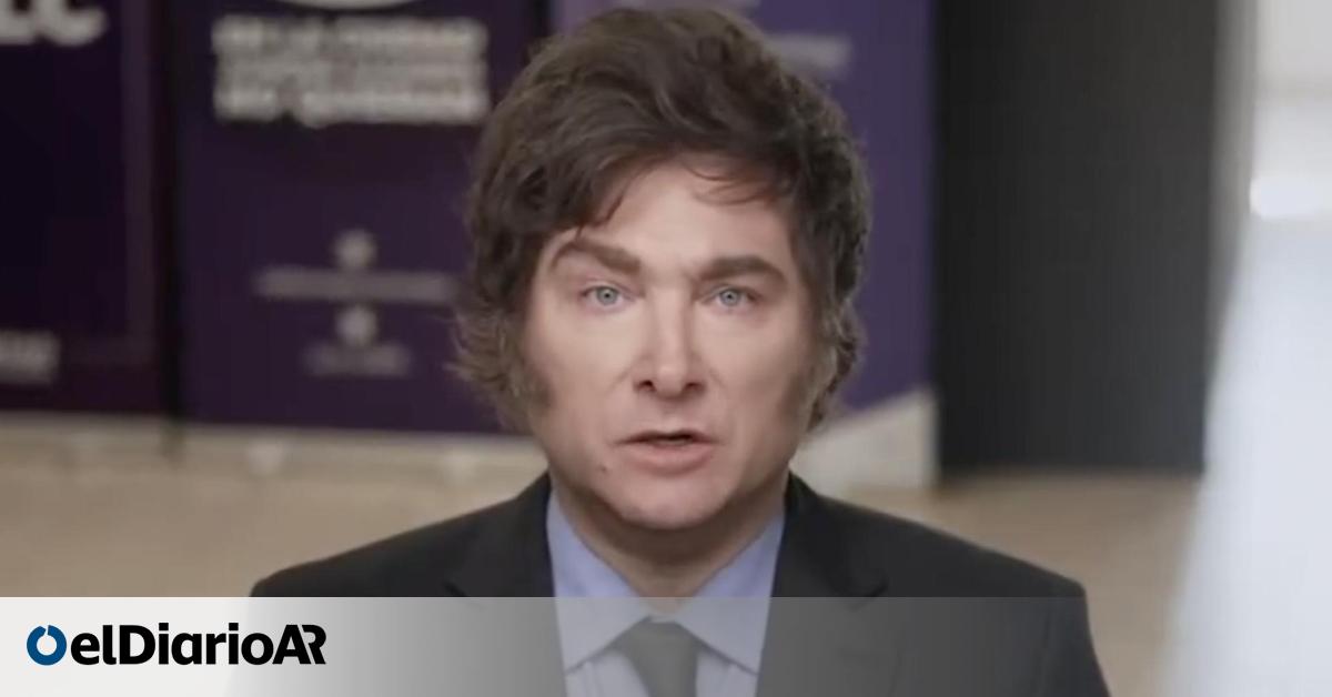 A tres horas de la veda, Milei salió con un video pidiendo el voto para Adorni - elDiarioAR.com