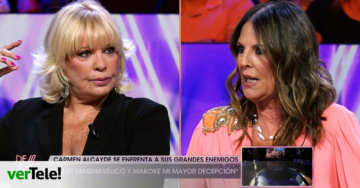 Duro enfrentamiento entre Bárbara Rey y Ángela Portero en 'De Viernes ...