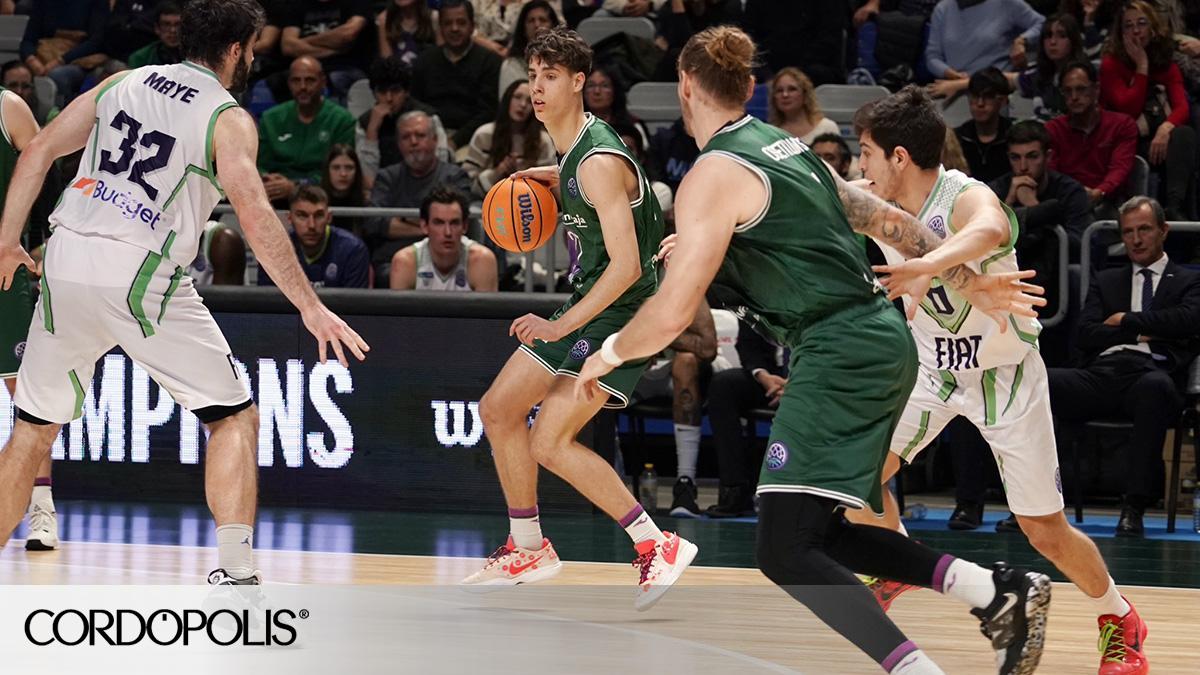 Guille del Pino debuta con Unicaja en la 'Basketball Champions League'