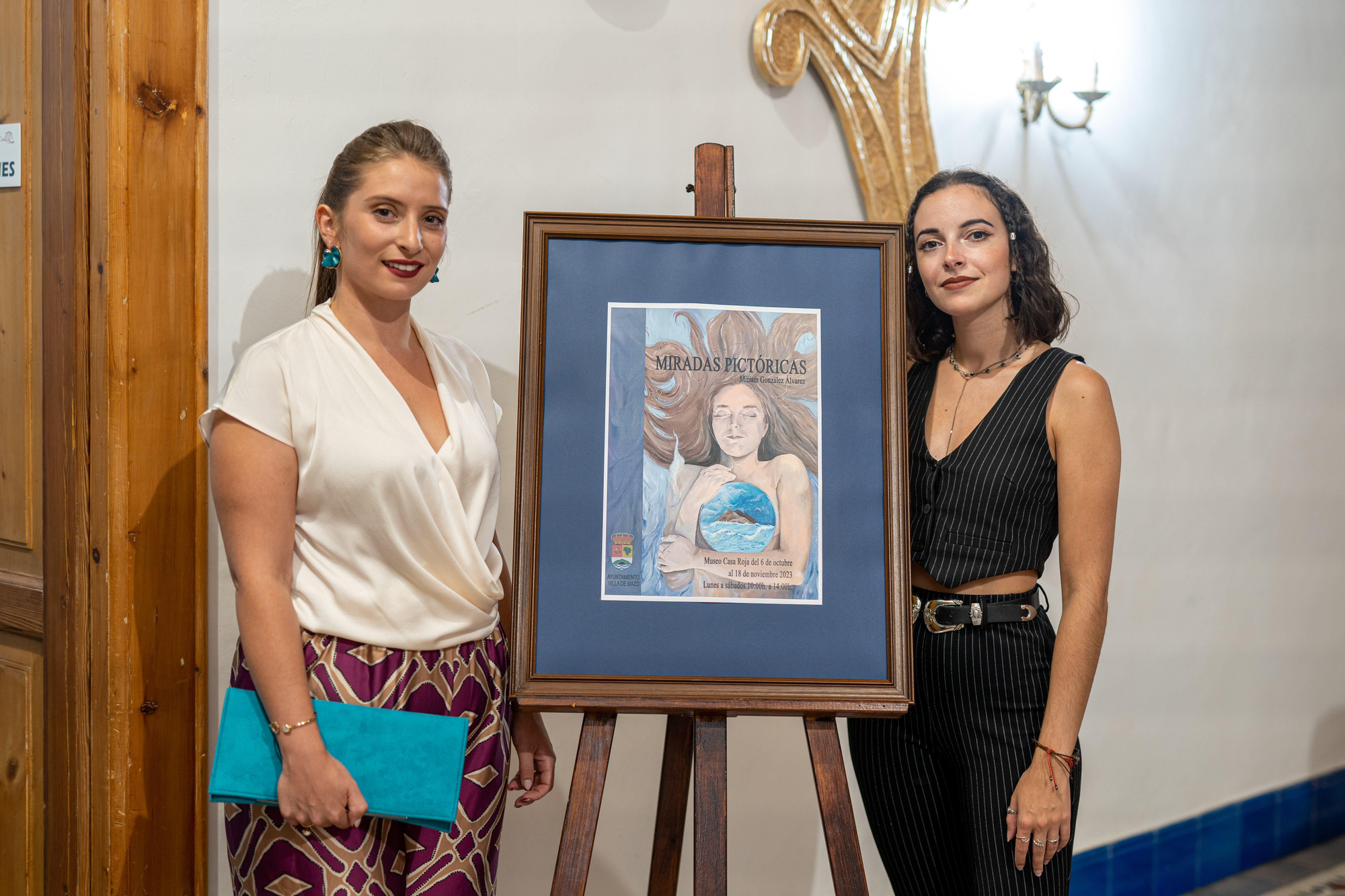 La artista Miriam G.A. expone en la Casa Roja de Villa de Mazo ‘Miradas ...