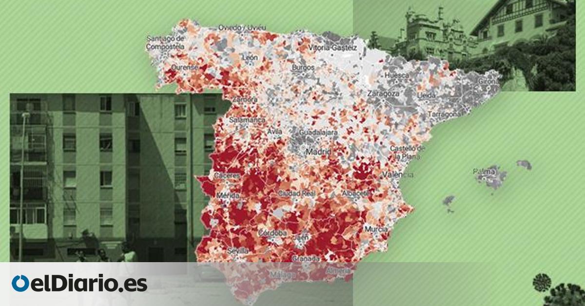 MAPA | Los municipios y barrios más afectados por la pobreza en España ...