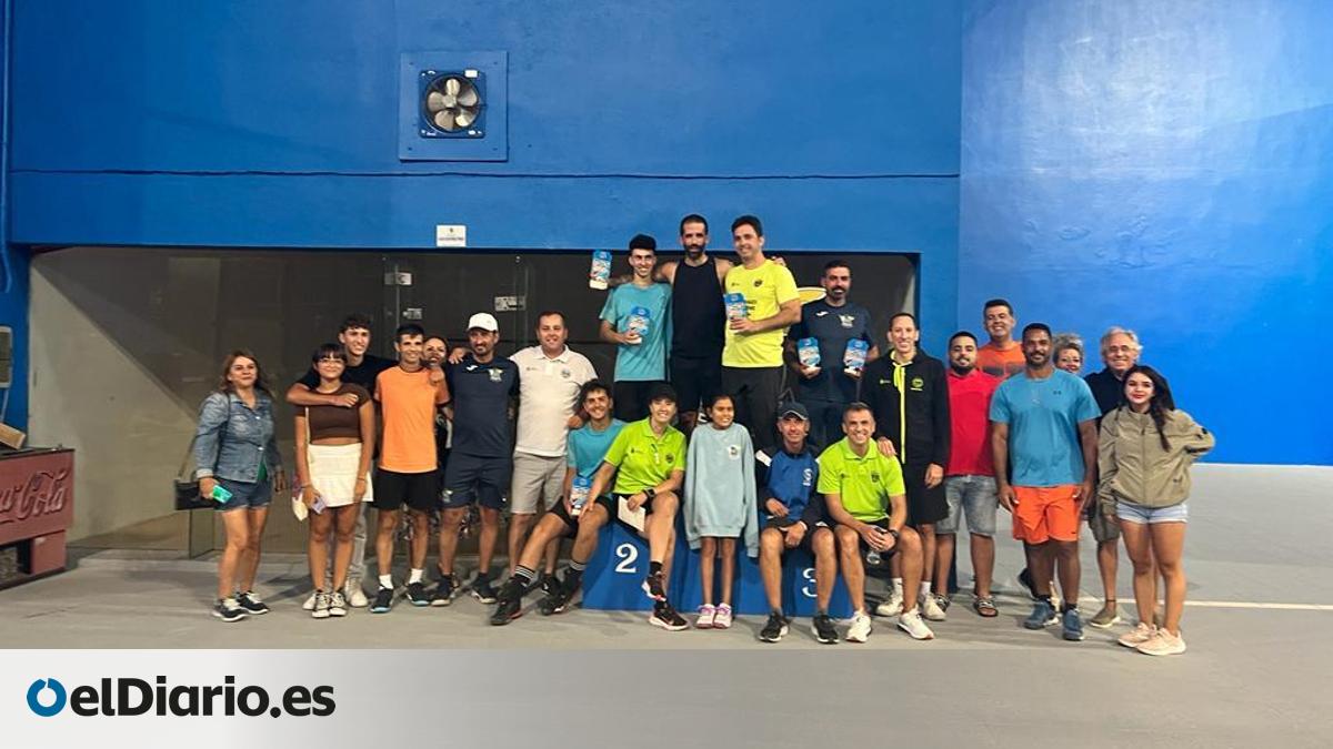 Airam Gómez y Tarek Castro, subcampeones de Canarias de frontenis ...