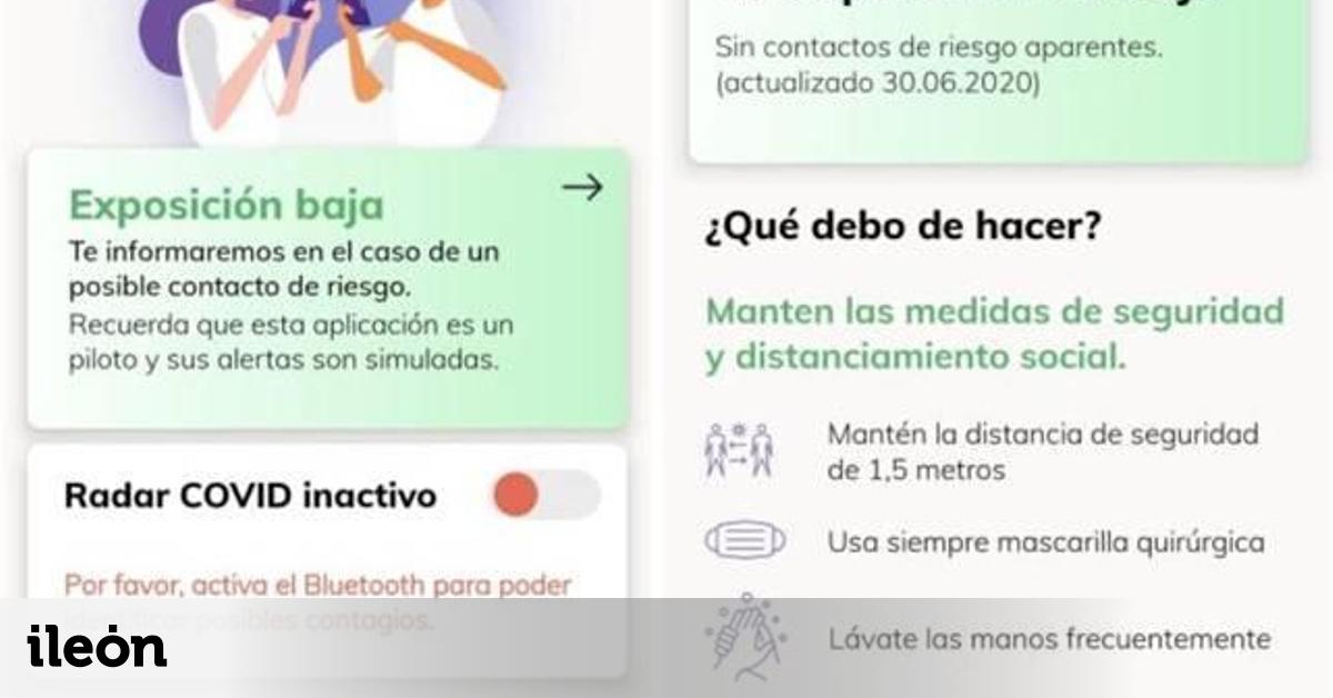La APP Radar Covid, en fase de pruebas en Castilla y León desde este martes