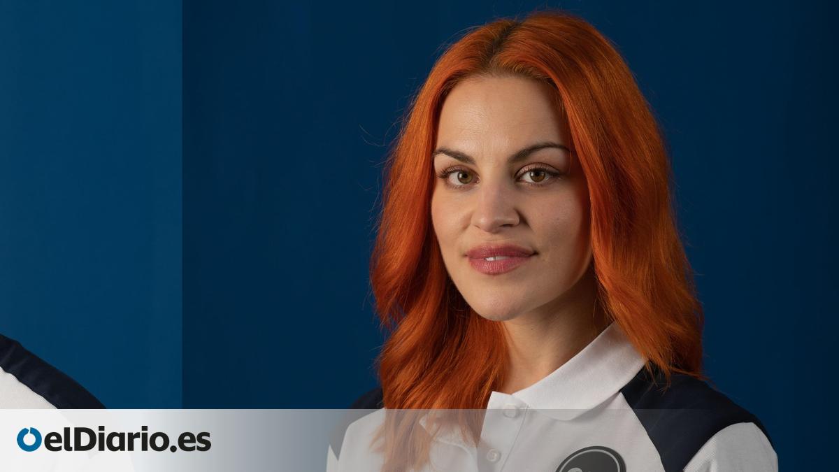 Sara García Alonso, the first Spanish woman astronaut candidate, gives ...