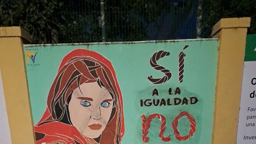 Más murales con "valores" como "respuesta" a las pintadas contra la ...
