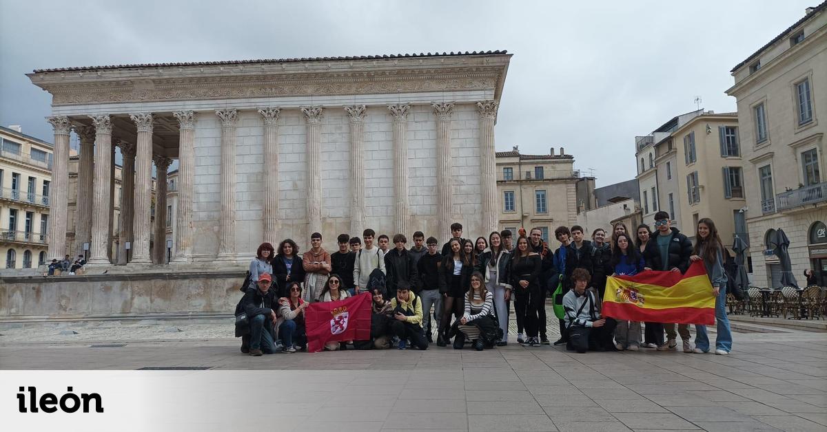Alumnos del instituto Legio VII de León viajan a la sede de la Organización Europea para la ...