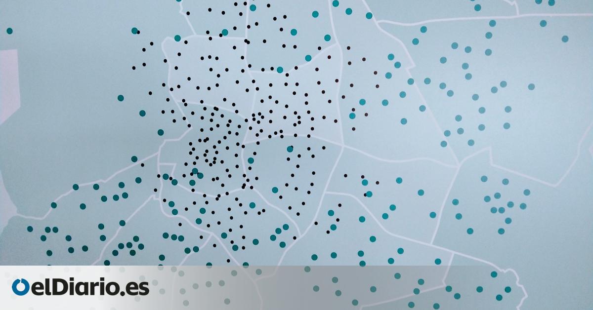 El mapa (provisional) de la expansión de Bicimad a los 21 distritos de ...