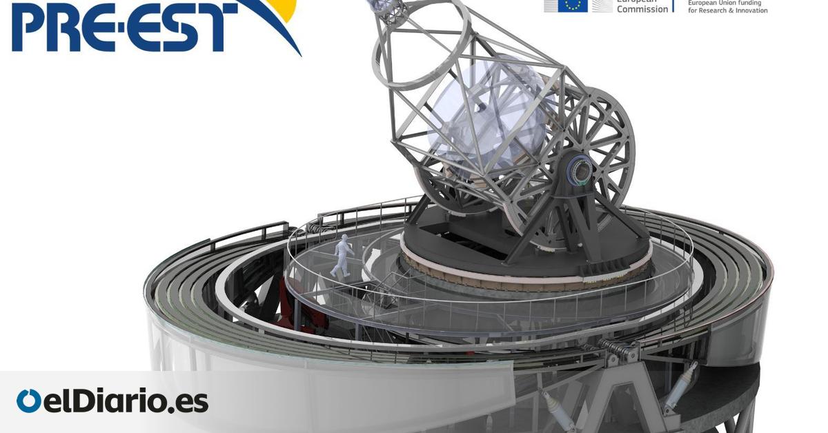El Telescopio Solar Europeo (EST) presenta el diseño para su ...