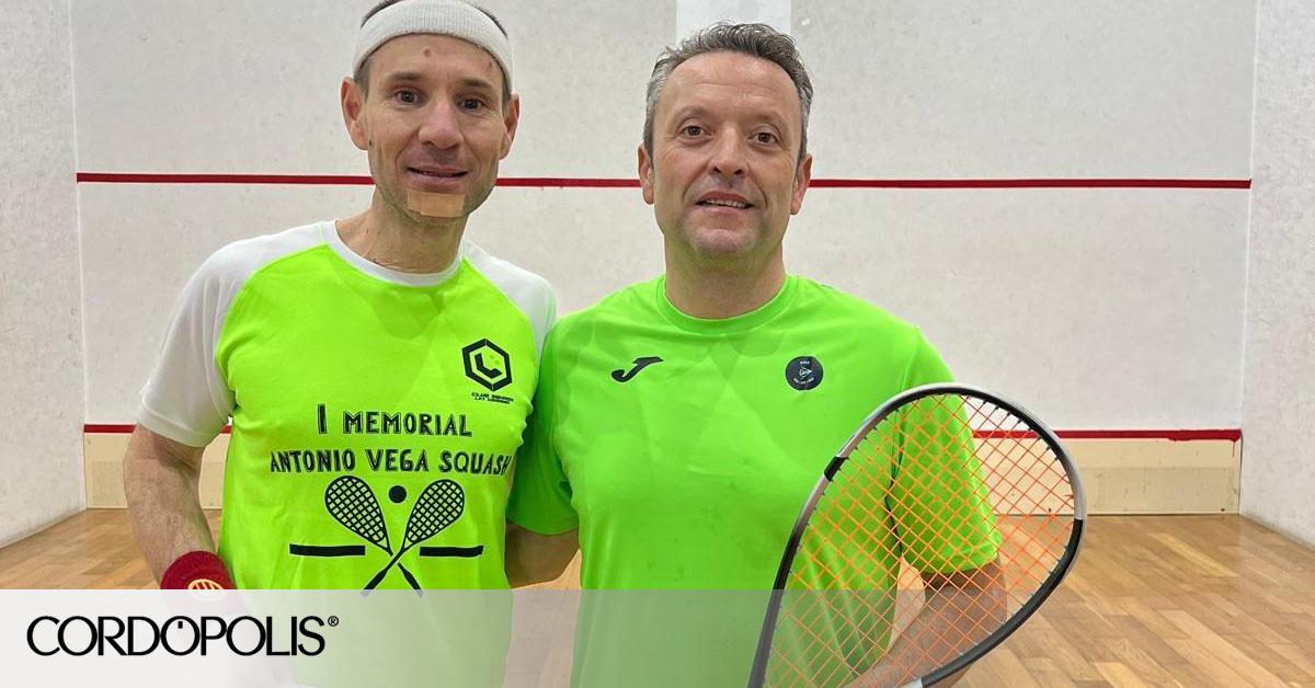 Manolo Ramírez, plata andaluza en squash