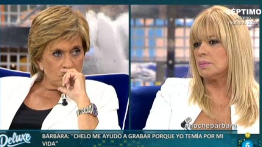 Chelo Gª Cortés y Bárbara Rey: Su cara a cara más tenso y su trío con ...