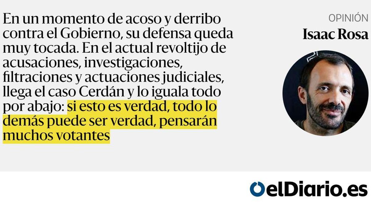 A ver si así se entiende mejor lo de Cerdán y el PSOE