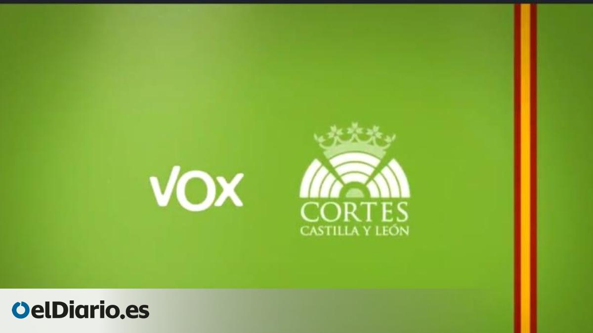 Vox vuelve a utilizar el logotipo de una institución de Castilla y León ...