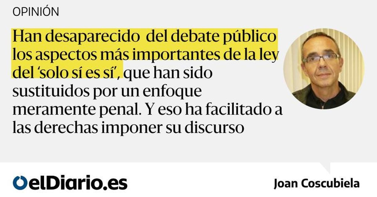 Lecciones de la ley del 'solo sí es sí'