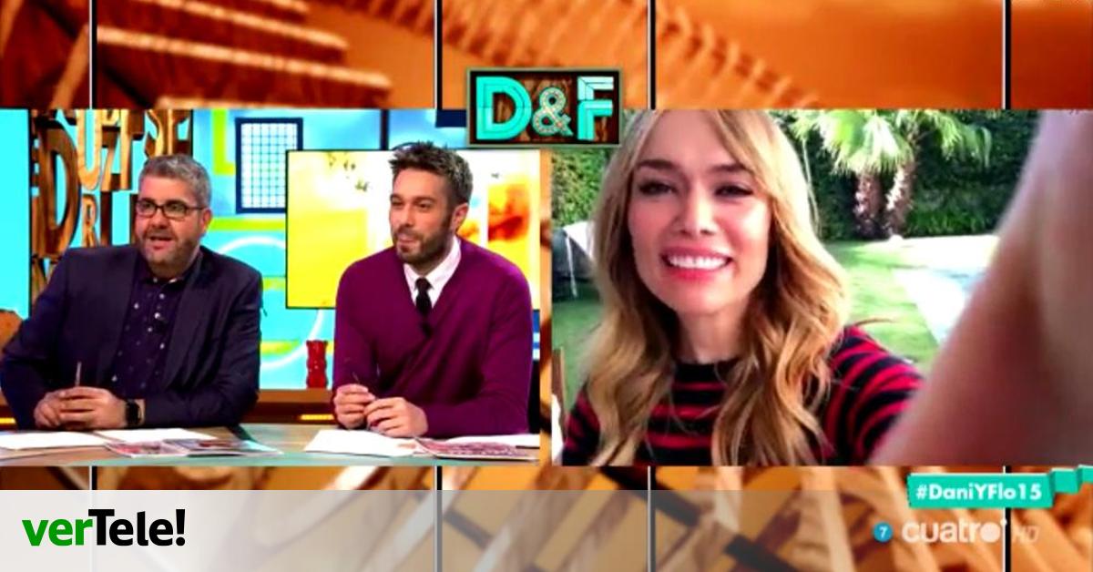 Patricia Conde entra por sorpresa en Cuatro para hablar con 'Dani y Flo'