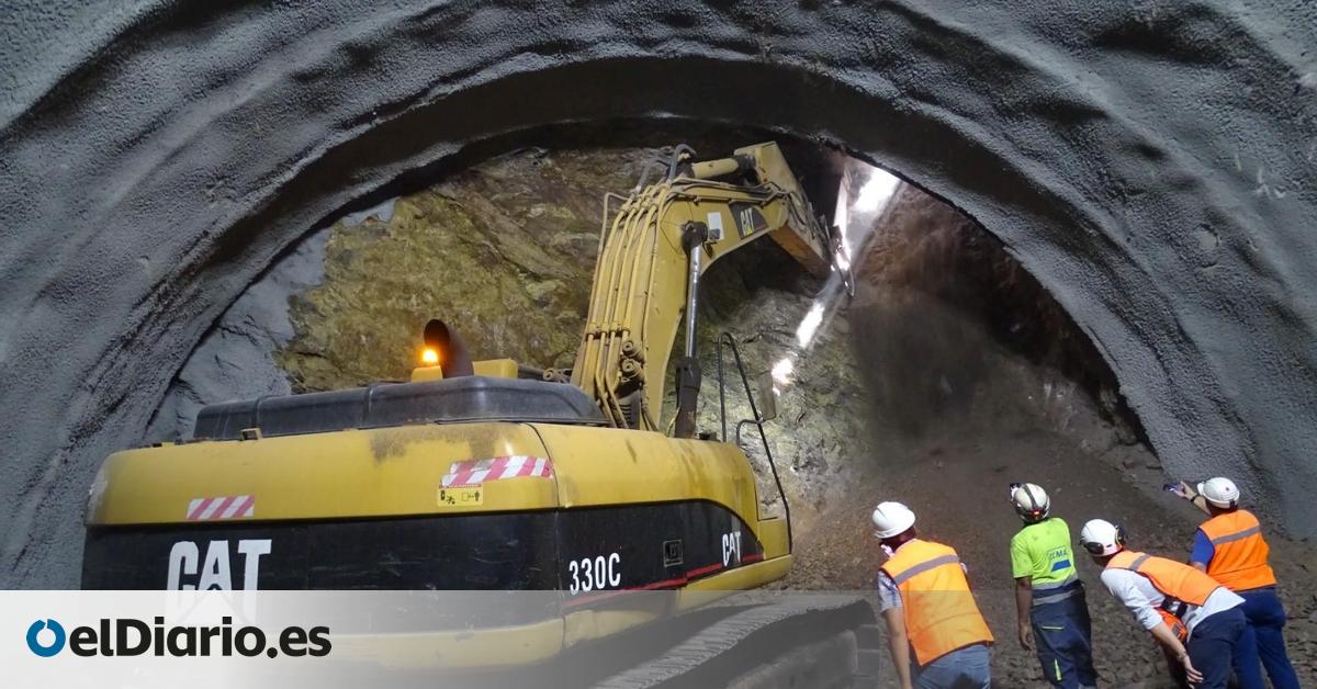 El calado del 90% de los túneles de la carretera a La Aldea finaliza ...