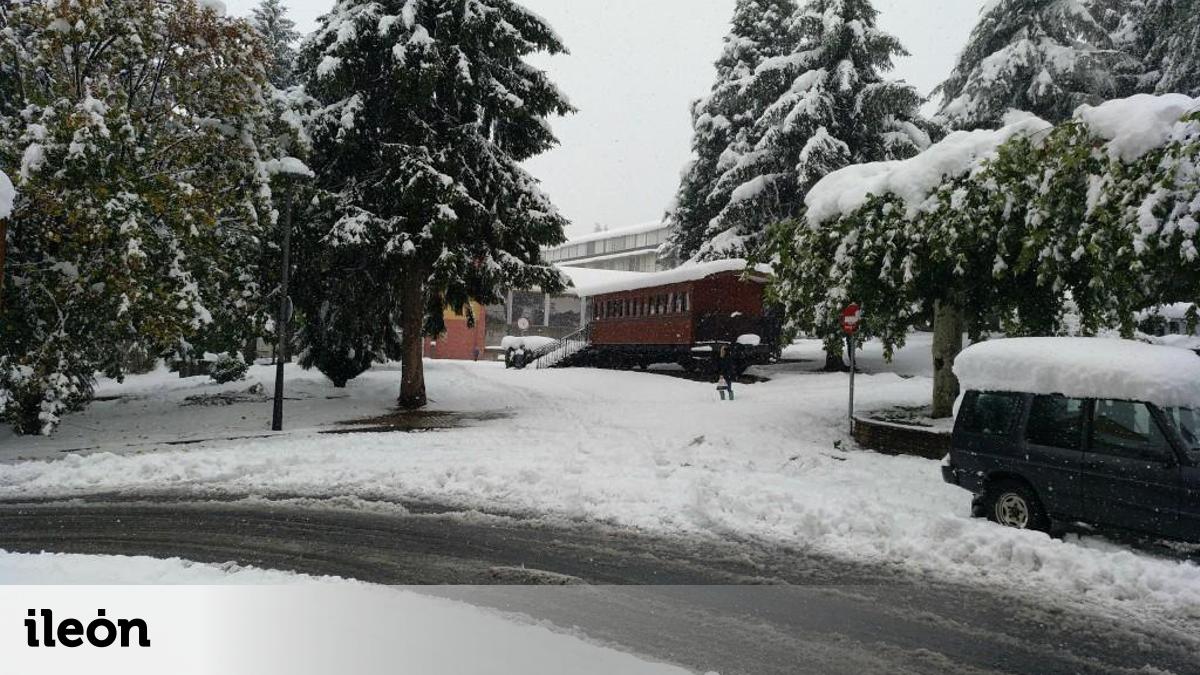 La nieve llegará a la provincia de León a partir del jueves, según la Aemet