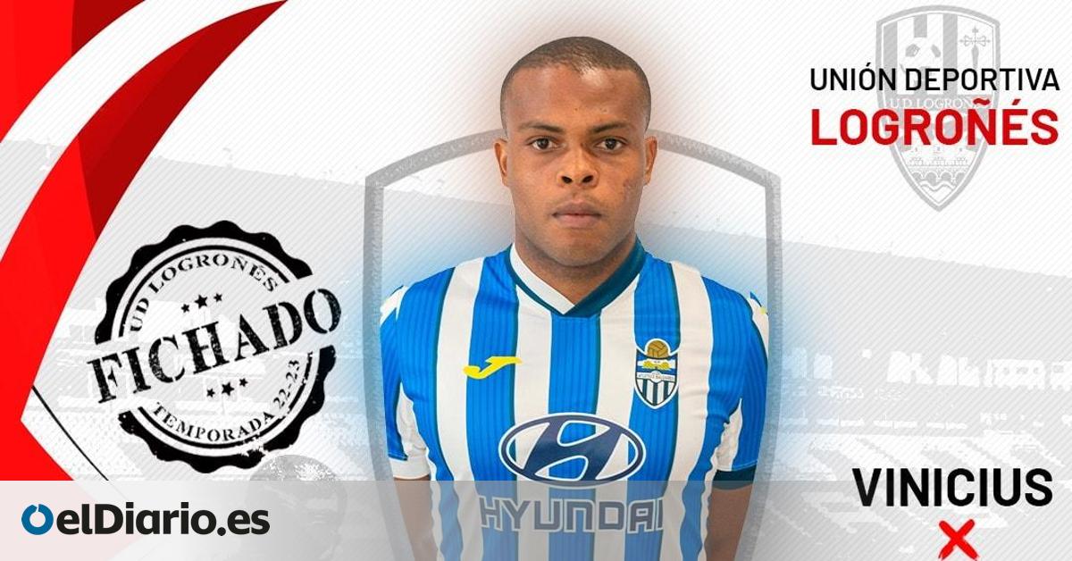 Vinicius Tanque, nuevo delantero de la UD Logroñés